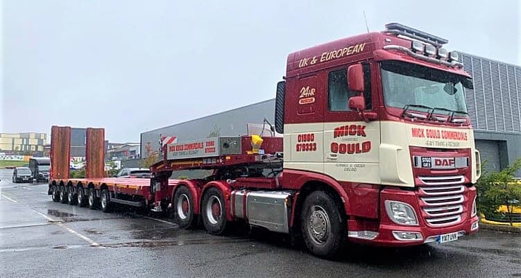 DAF XF & low loader | Mick Gould Commercials